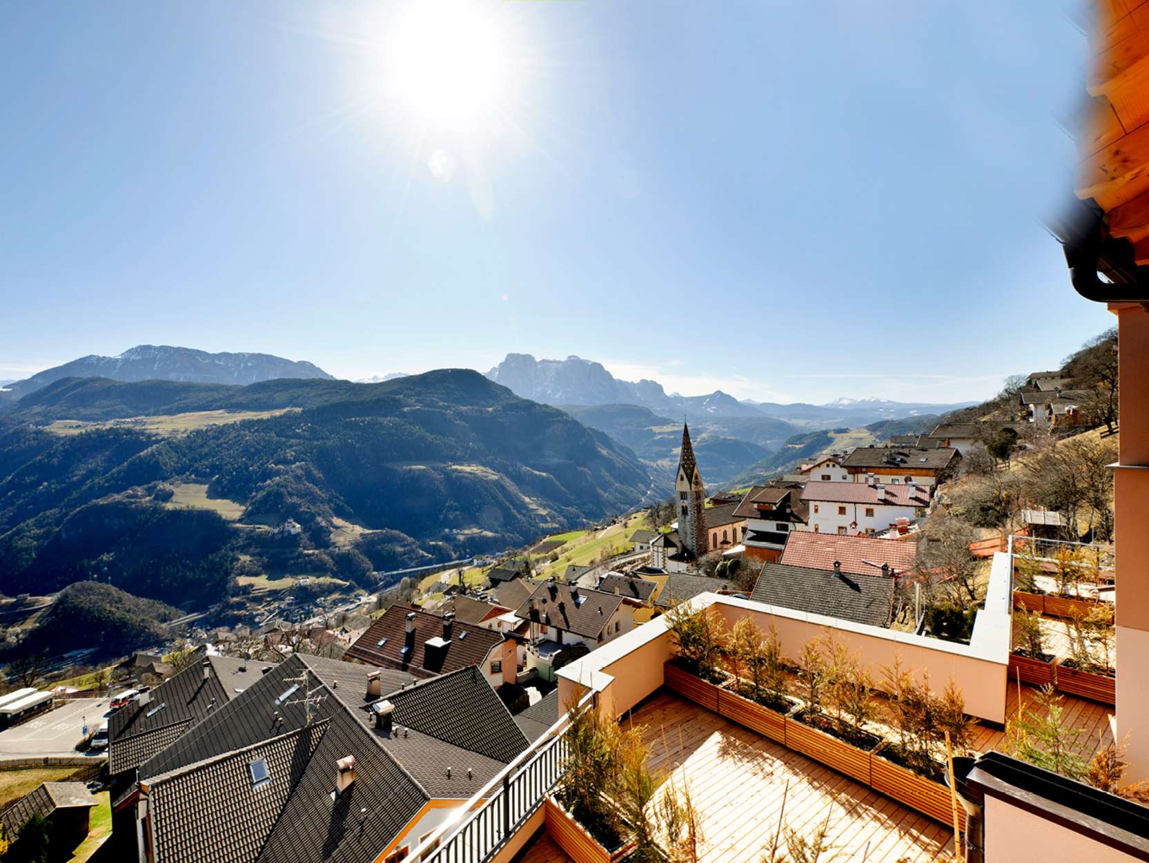 Gasthof Zur Traube . Panoramablick auf das Unesco Weltnaturerbe